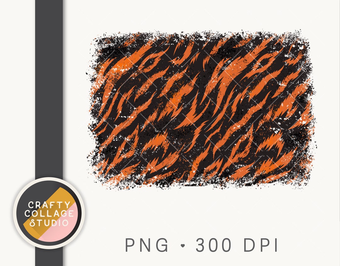 Tiger Stripes PNG Sublimation File, Tiger Background for Sublimation ...