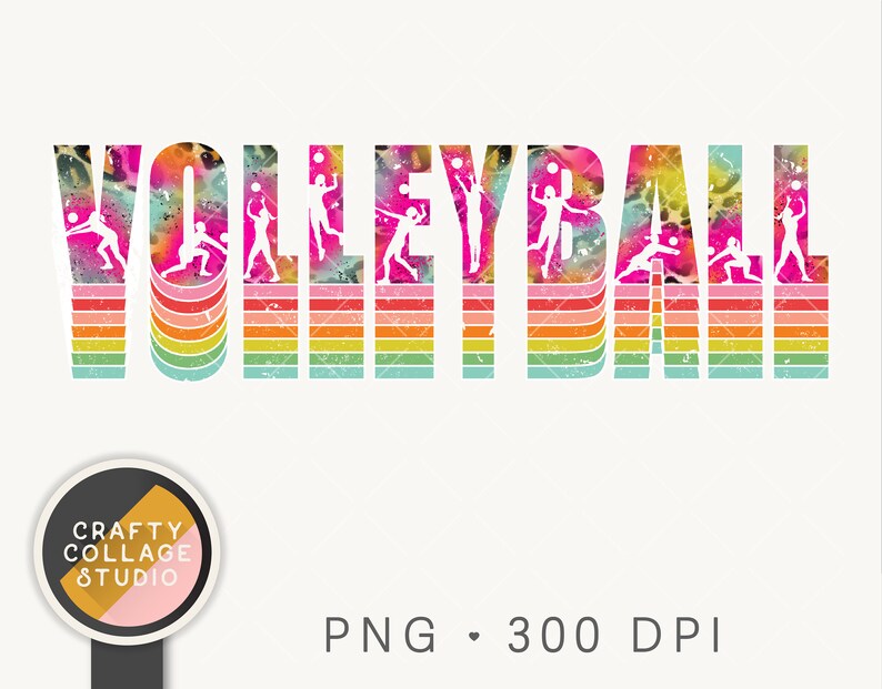 Volleyball PNG File for Sublimation Volleyball Sublimation | Etsy