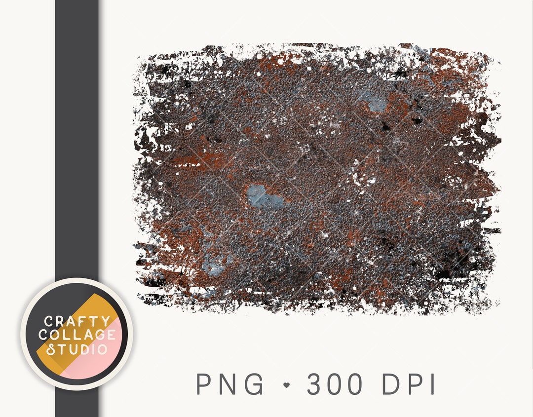 Rusty Metal Background PNG Sublimation File, Distressed Png, Grunge ...