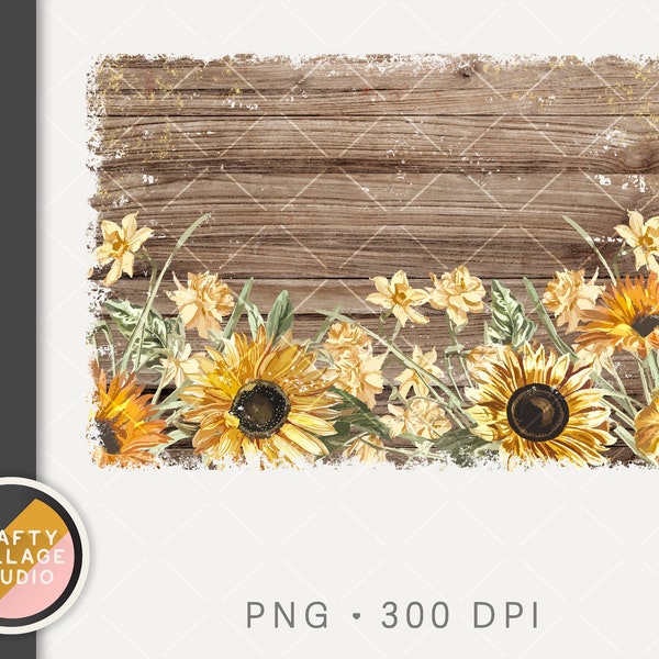 Rustic Sunflower - Etsy