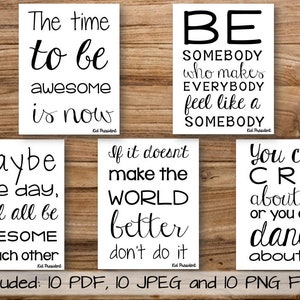 Inspirational Quote Wall Art - Kid President - Etsy