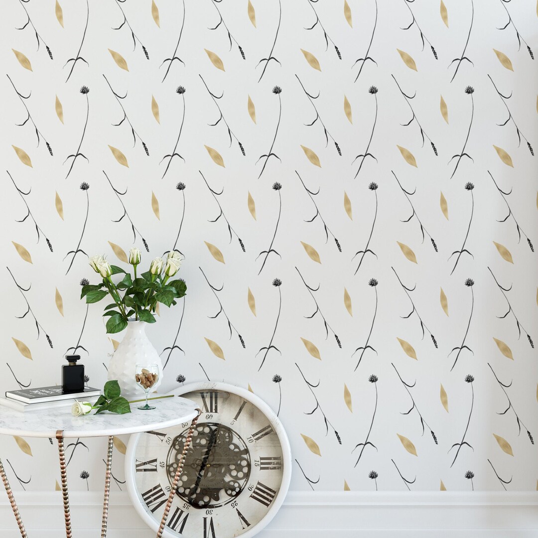 Designer Wallpaper. Removable and Self Adhesive. Peel and - Etsy