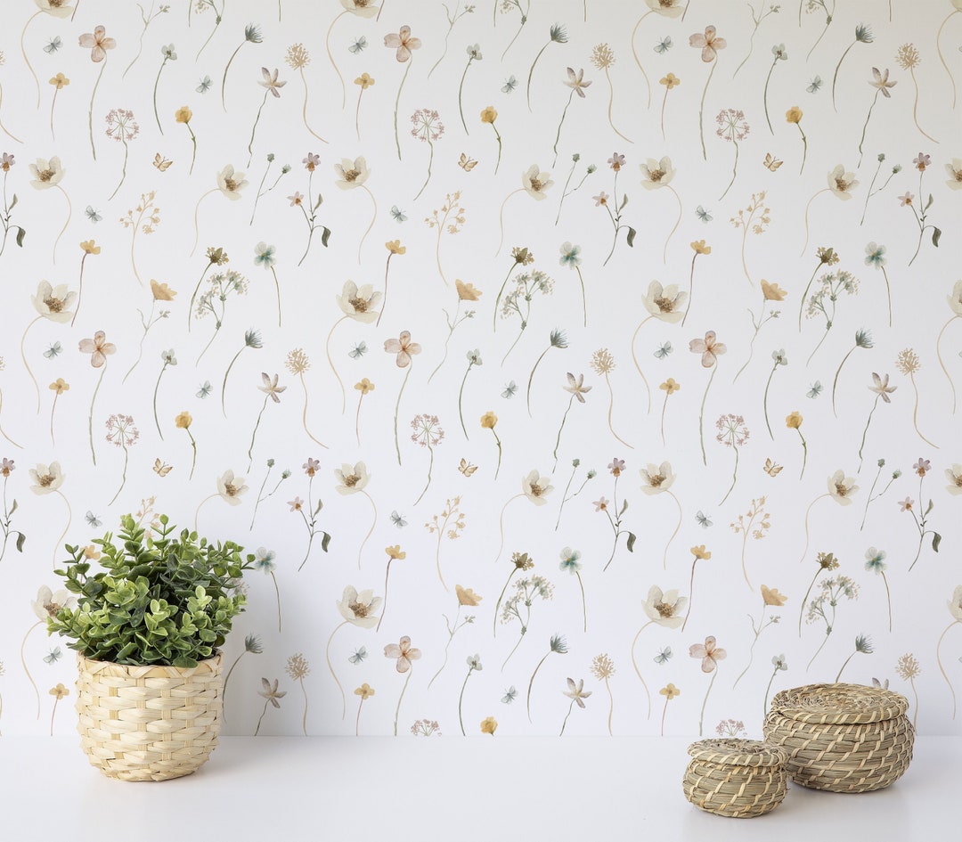 Spring Time Wallpaper. Removable Peel and Stick + Traditional Wallpaper ...