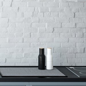 Realistic White Brick Wallpaper. Removable and Self Adhesive. Peel and ...