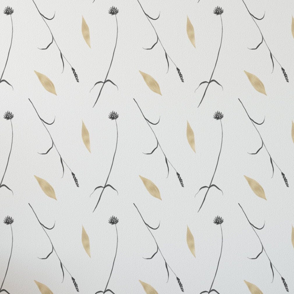 Designer Wallpaper. Removable and Self Adhesive. Peel and | Etsy