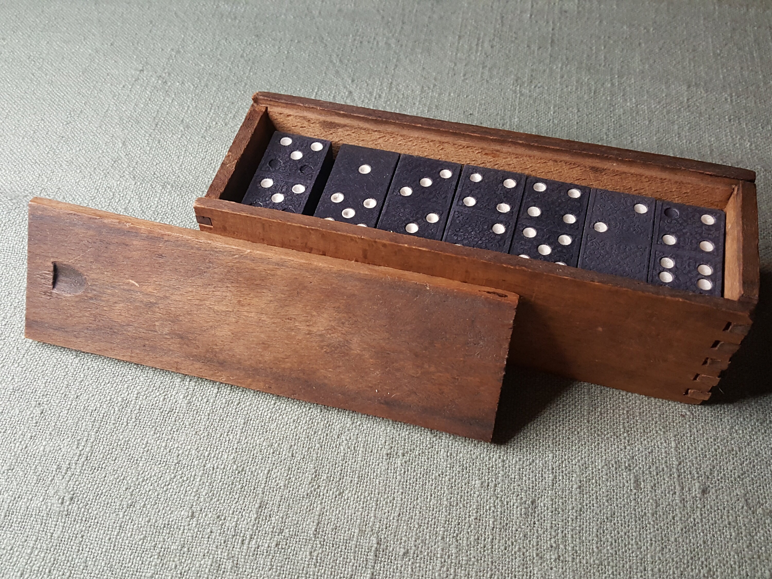 Old Game of Traditional Wooden Dominoes - Etsy