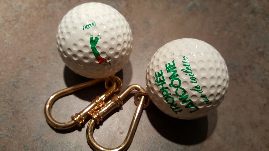 Golf Ball Key Ring Advertising Trophy French Perfume Lancôme - Etsy