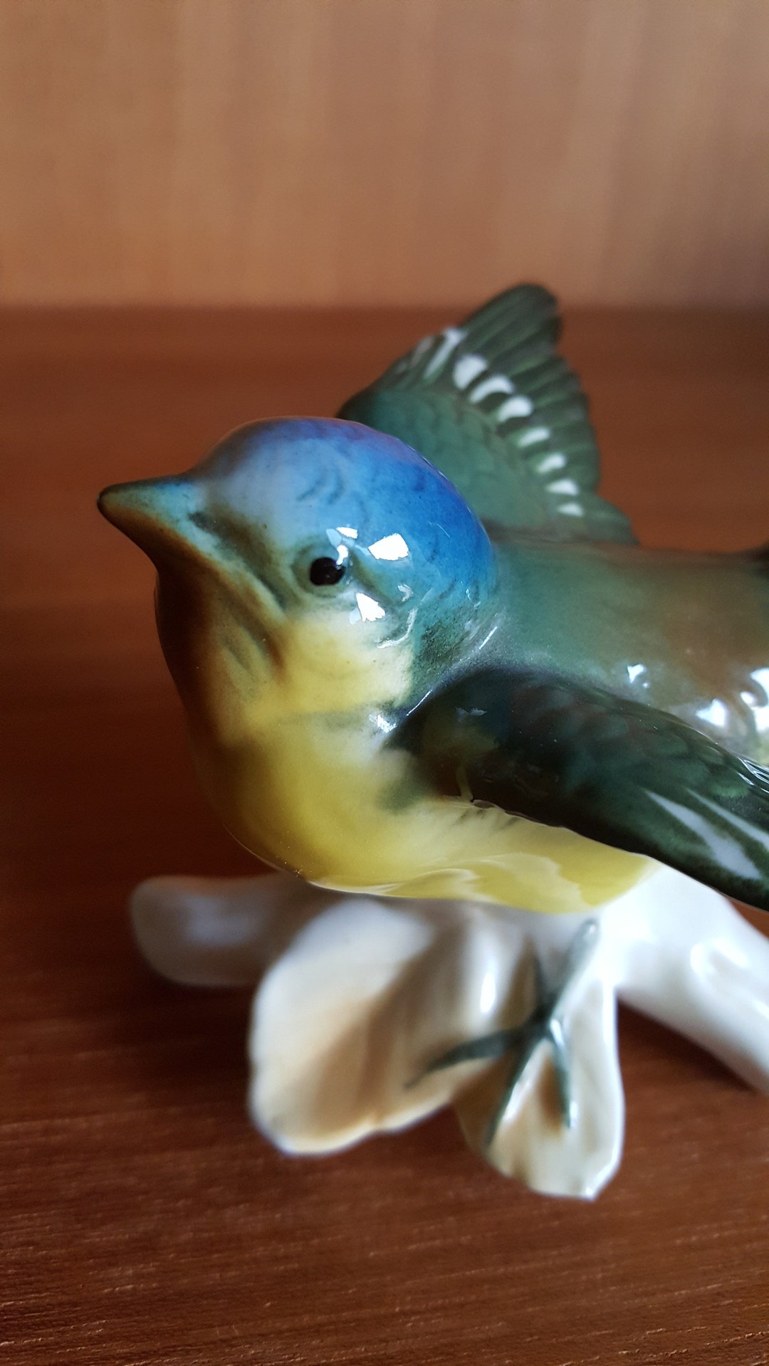 Karl Ens oiseau mésange petit en porcelaine vintage - Etsy France