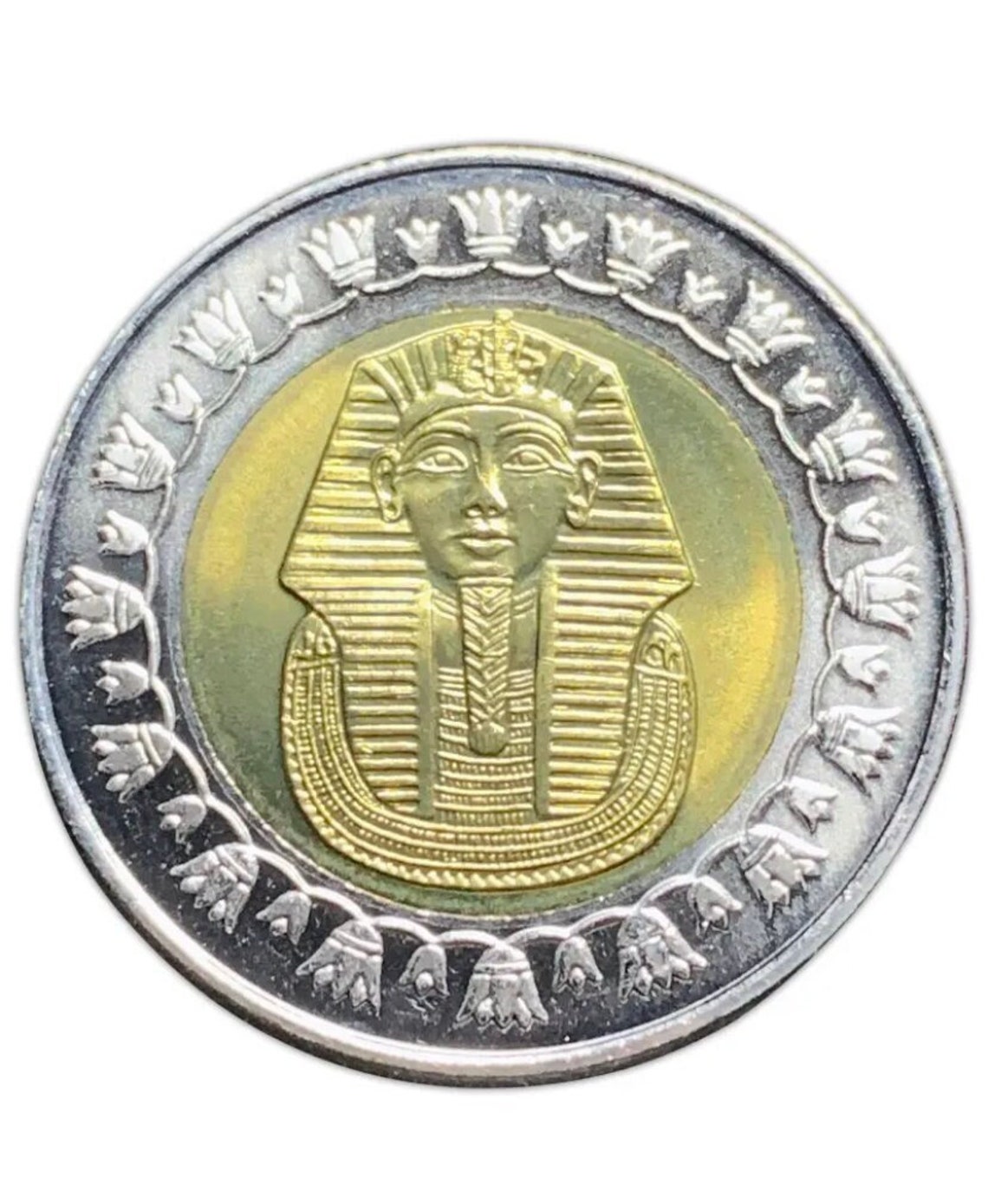UNC Egyptian 1 Pound Coin Featuring King Tuts Funeral Mask Buy 3 Get 1 ...