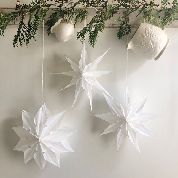 Snowflakes and Stars - Etsy