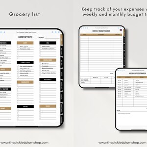 The Complete Digital Meal Planner | Weekly Meal Planner | Recipe Book ...