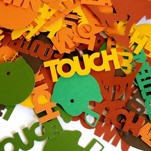 Football Themed Die Cut Out Variety Pack ( Scrap Booking, Confetti ...