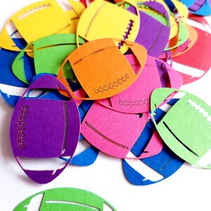 Football Die Cut Out ( Football Decor, Embellishments, Confetti, Scrap ...