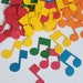 Music Note Die Cut Outs ( Scrap Booking, Class Decoration, Card Making ...