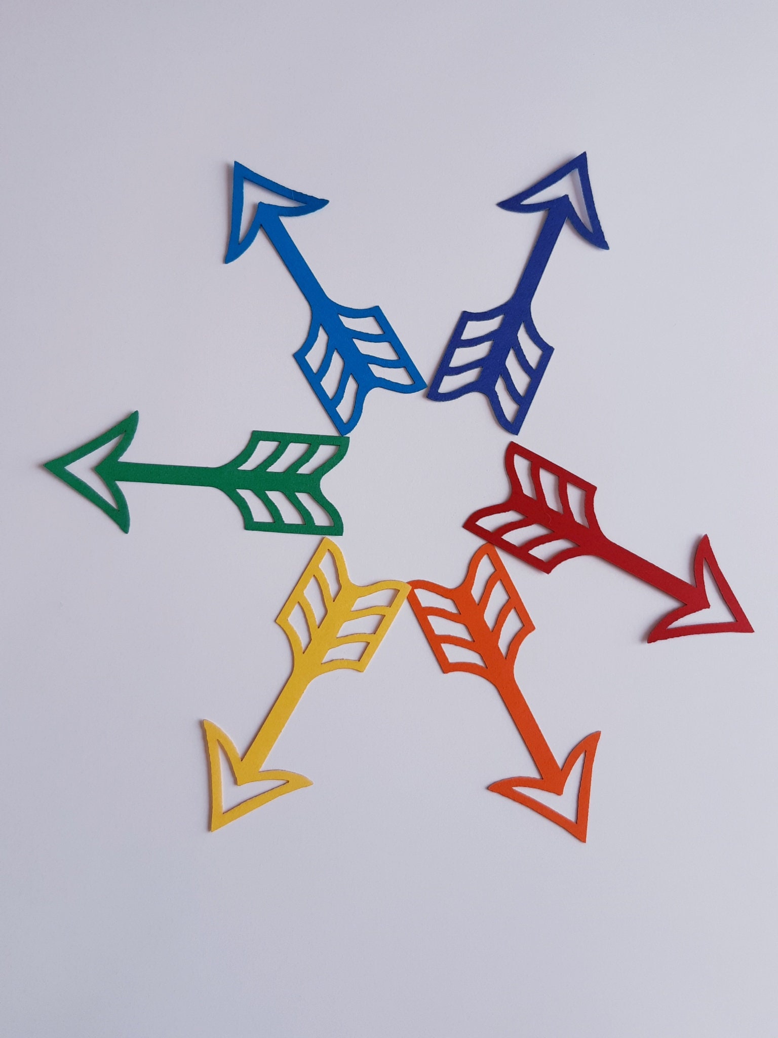 Arrow Die Cut Outs ( Party Decoration, Embellishments, Collages ...