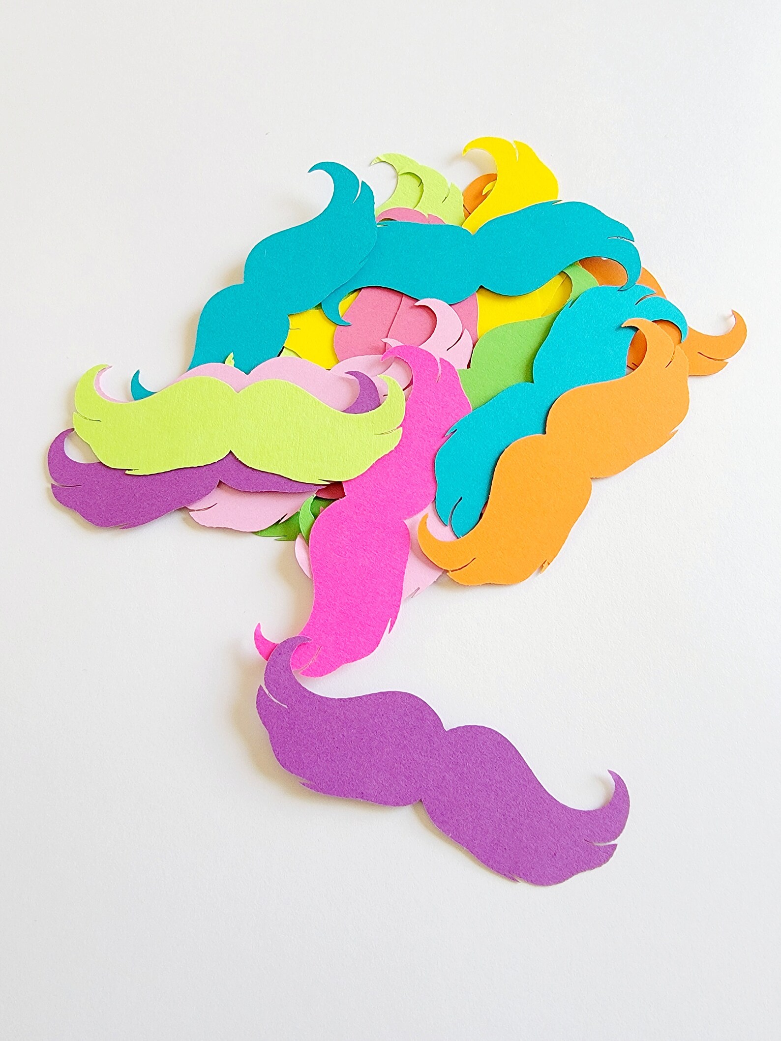 Mustache Die Cut Outs ( Baby Shower, Party Decoration, Birthday Party ...