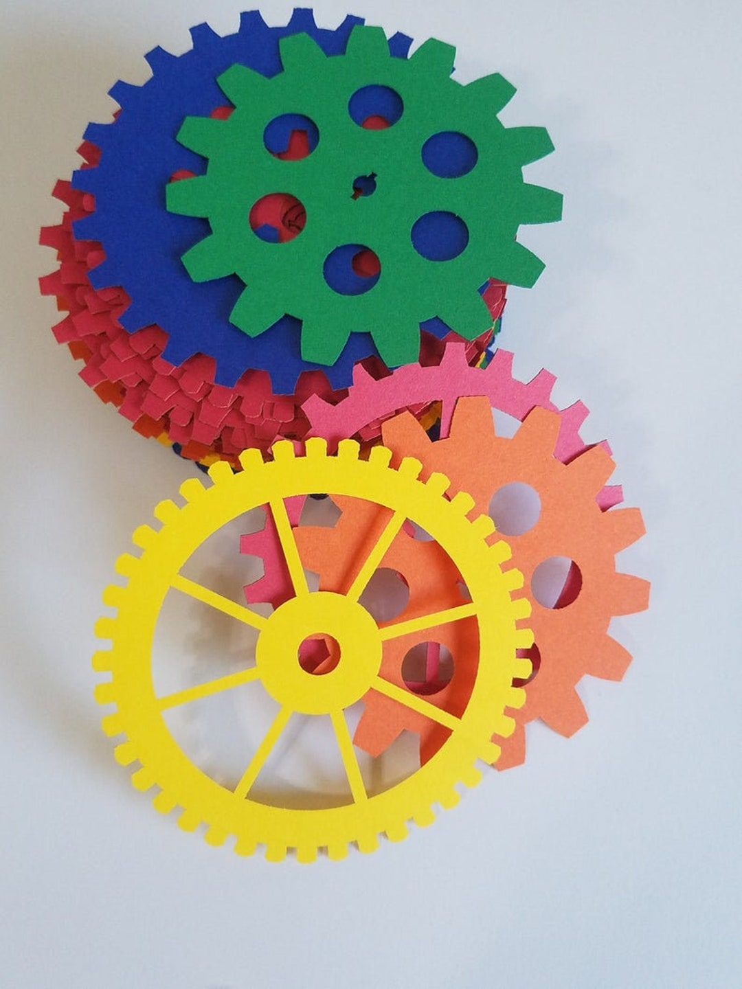 Steam Punk Gear Style Die Cut Outs STEM Class, Kids Crafts, Party Decor ...
