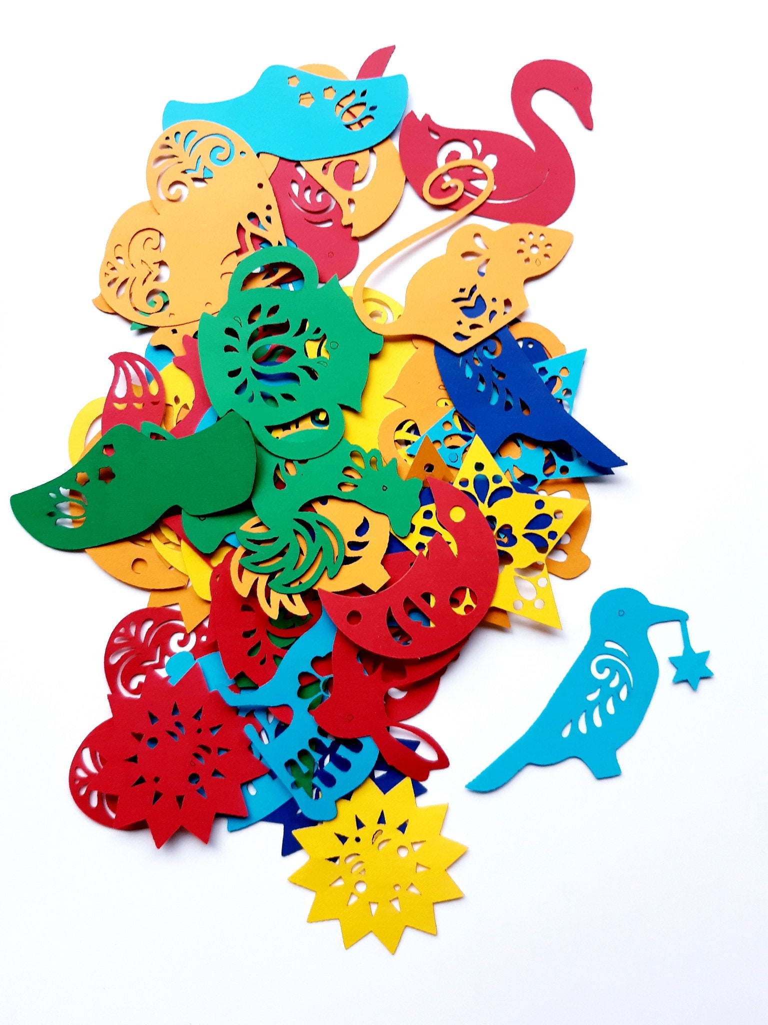 Scandinavian Inspired Folk Lore Style Die Cut Out Variety Pack | Etsy