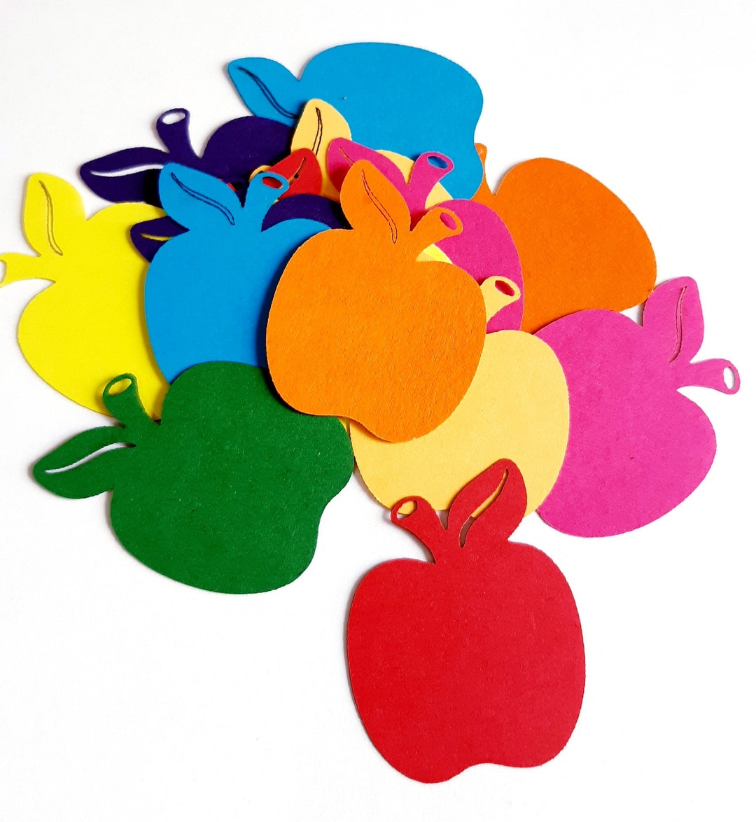 Apple Die Cut Outs ( School Projects, Scrap Booking, Card Making ...