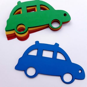 Car Die Cut Outs ( Scrap Booking, Transportation Decor, Party ...