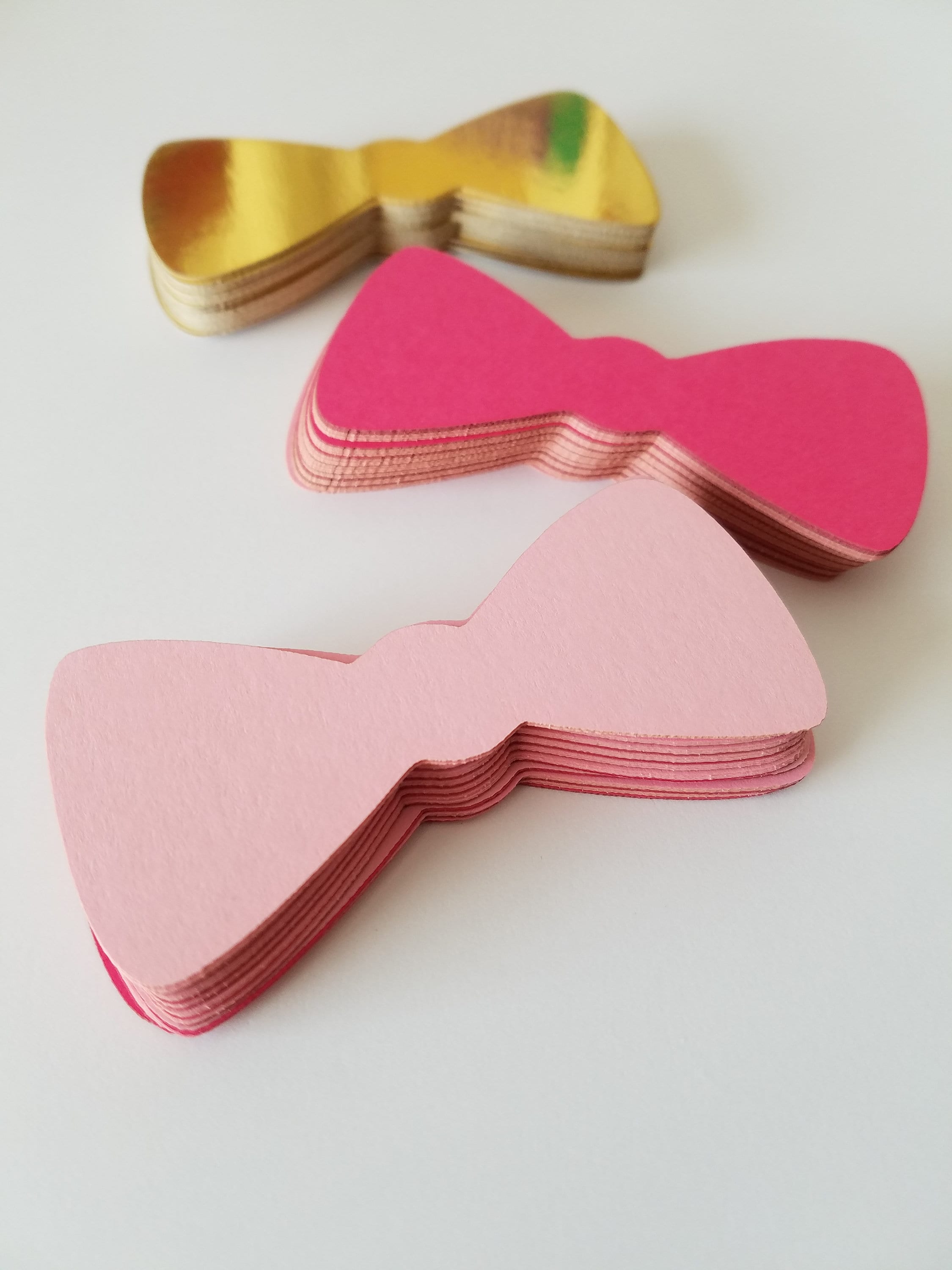 Bow Tie Die Cut Outs Party Supplies Party Decoration Baby - Etsy