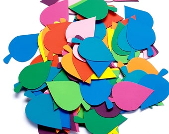 Circle Die Cut Outs School Projects Scrap Booking Party - Etsy