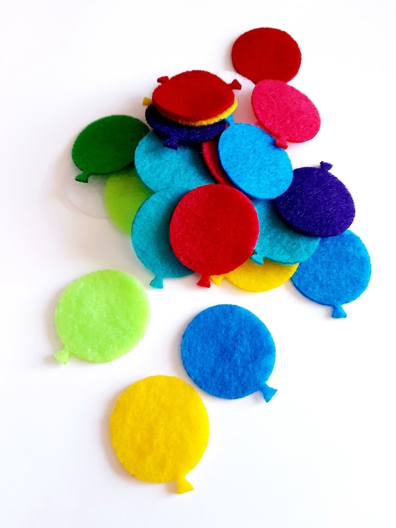 Felt Balloon Die Cut Outs Kids Crafts Felt Crafts - Etsy