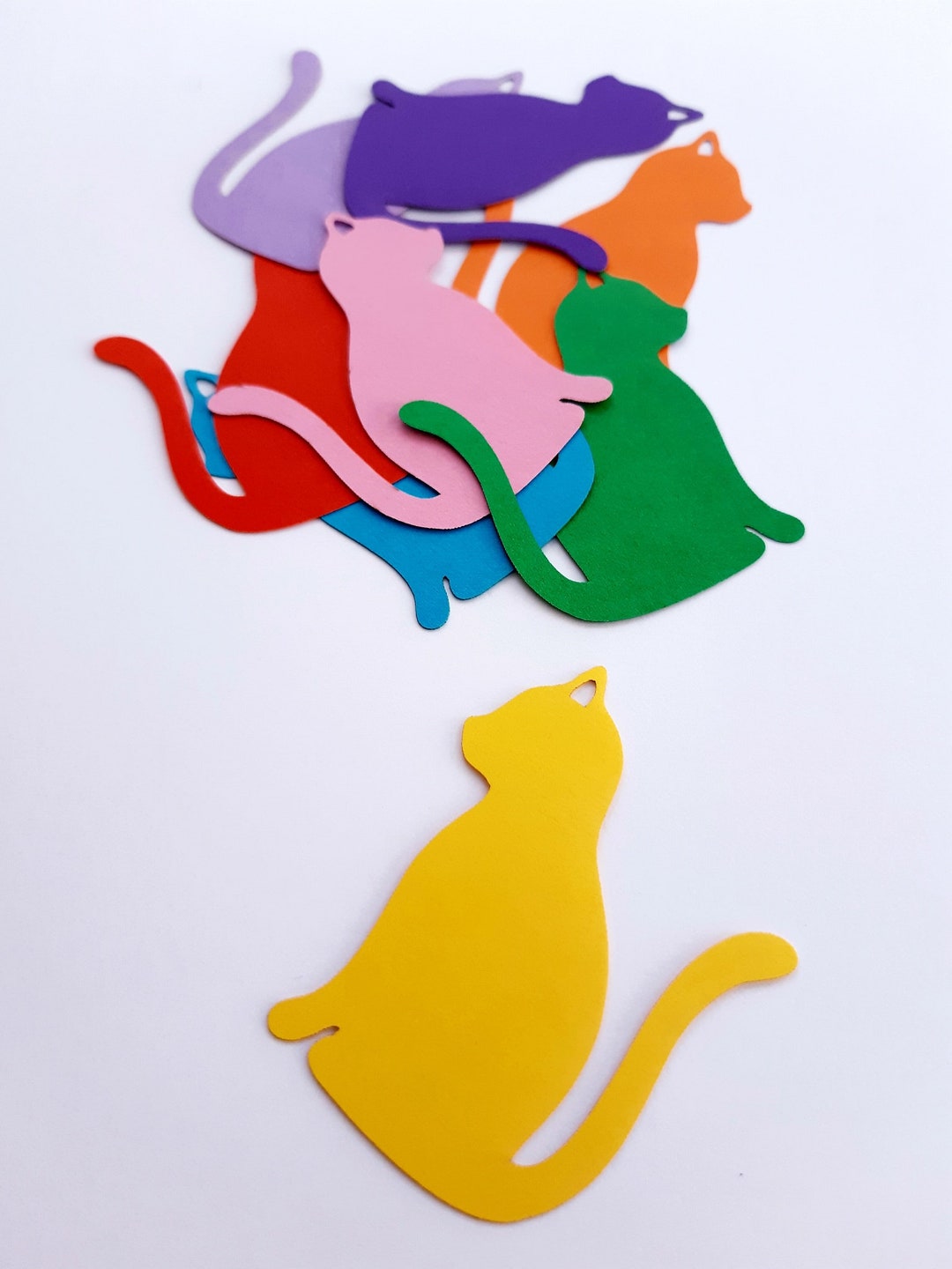 Cat Die Cut Outs ( Animal Shelter Decor, Scrap Booking, Collages, Party ...