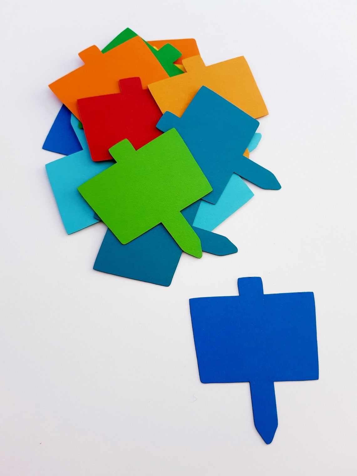 Garden Stake Die Cut Outs Paper Garden Stakes Elementary/ - Etsy