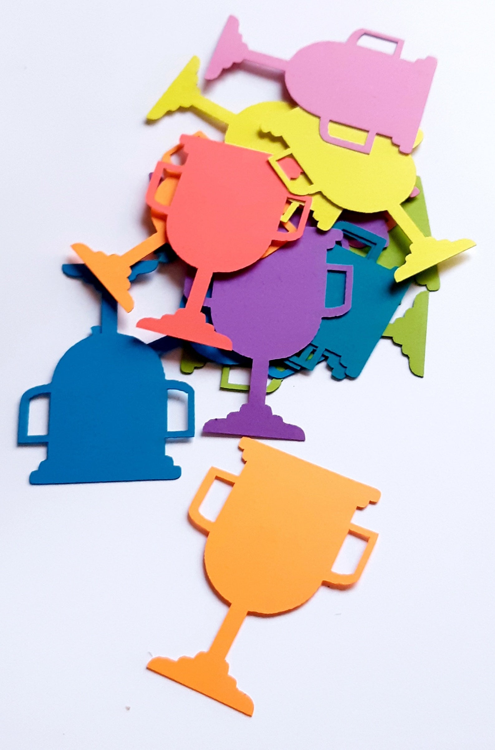 Trophy Die Cut Outs School Projects Scrap Booking - Etsy