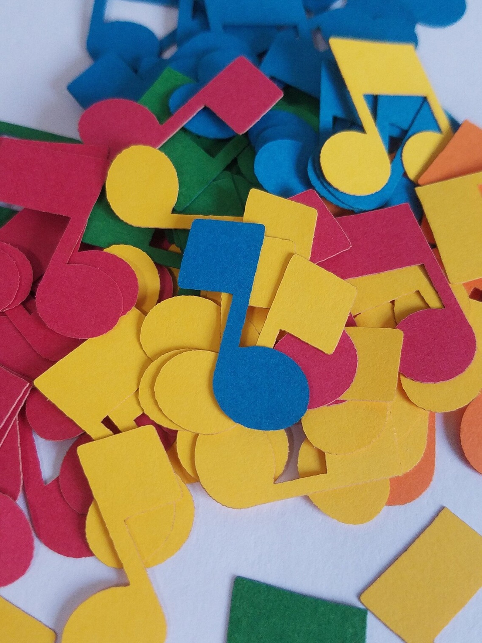 Music Note Die Cut Outs ( Scrap Booking, Class Decoration, Card Making ...