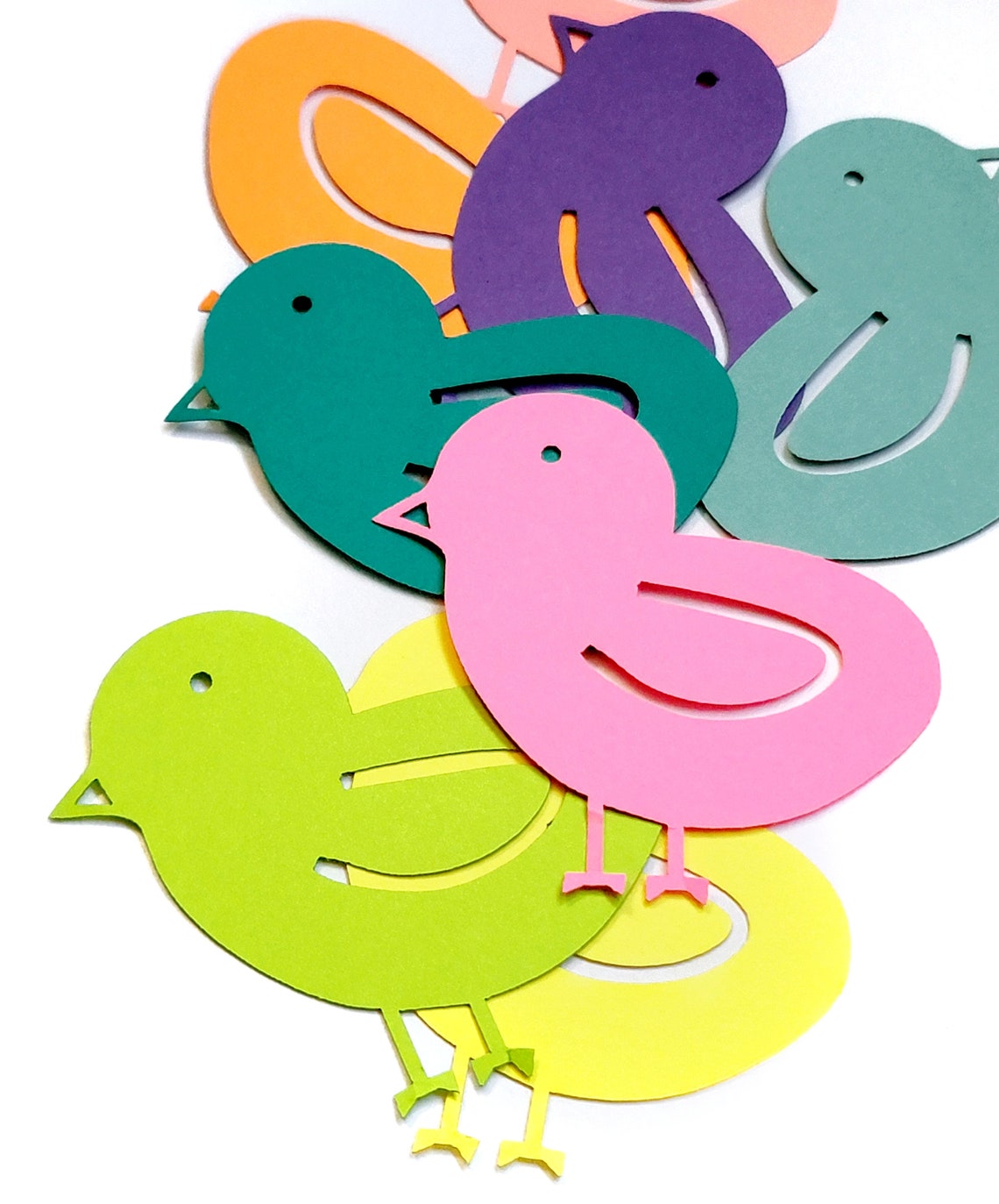 Baby Chick Die Cut Outs Spring Decor Card Making - Etsy