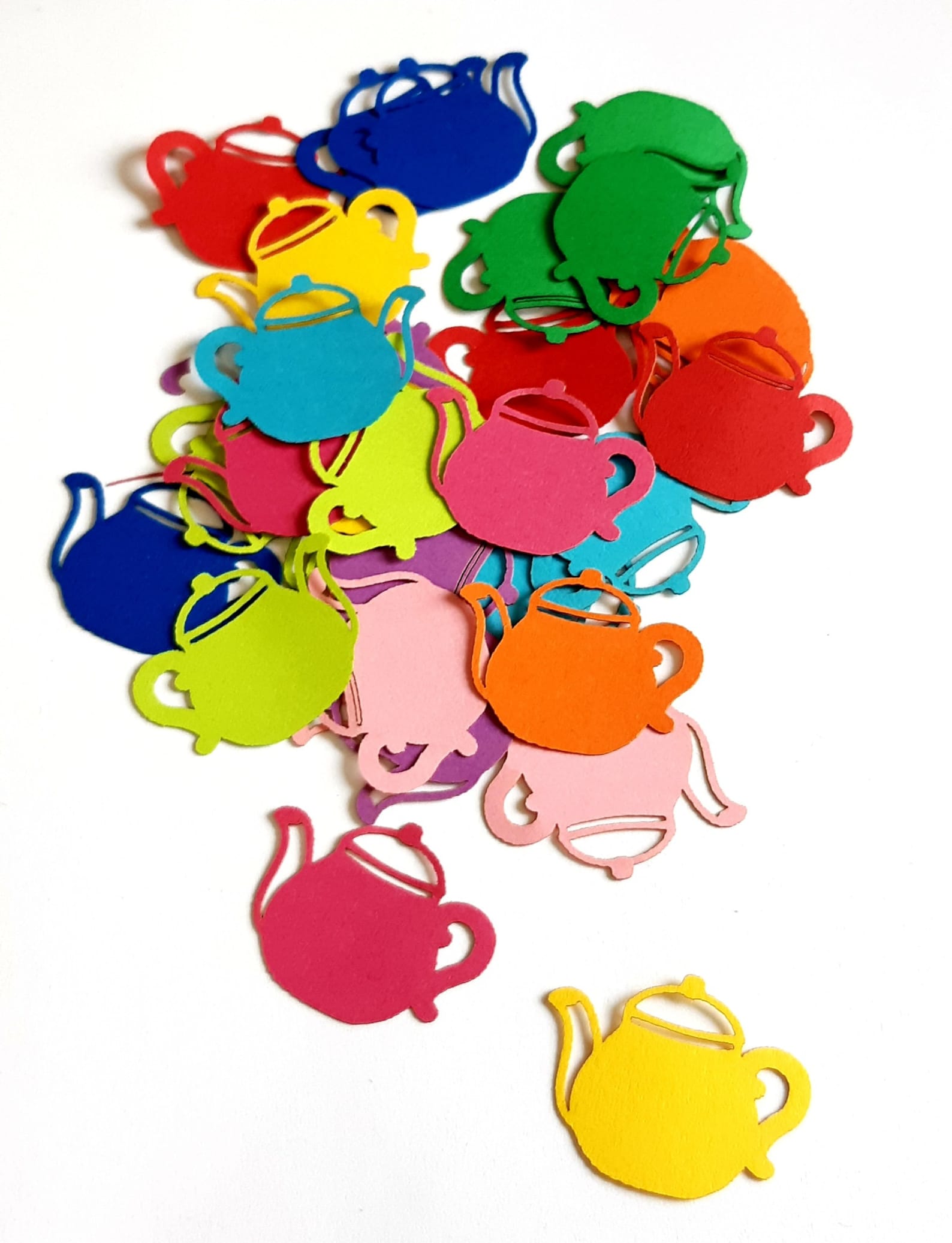 Tea Pot Die Cut Outs ( Scrap Booking, Confetti, Card Making ...