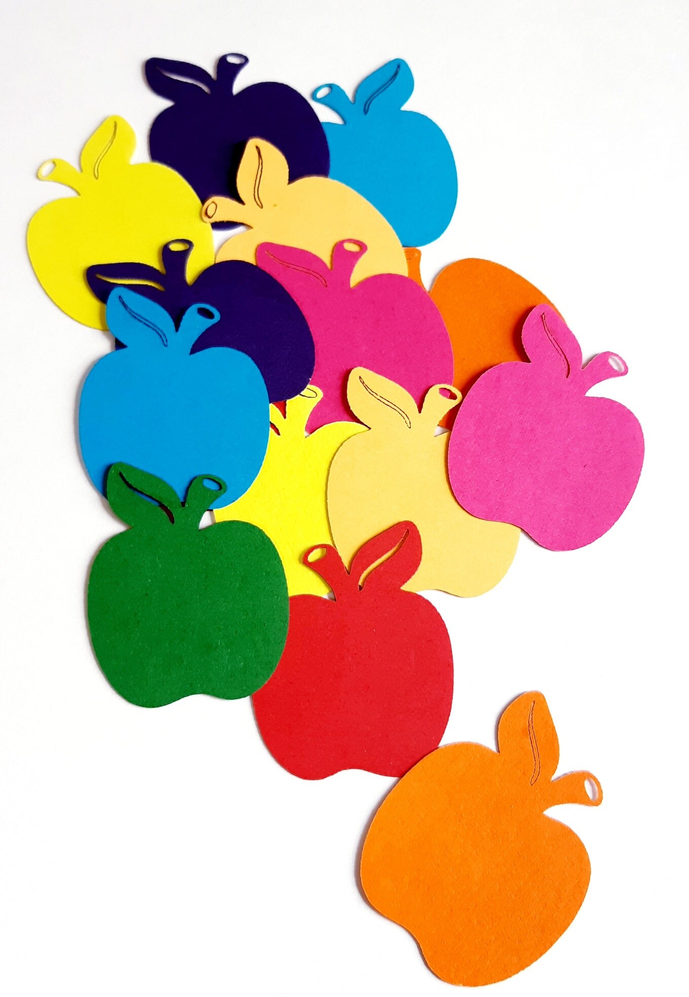 Apple Die Cut Outs ( School Projects, Scrap Booking, Card Making ...