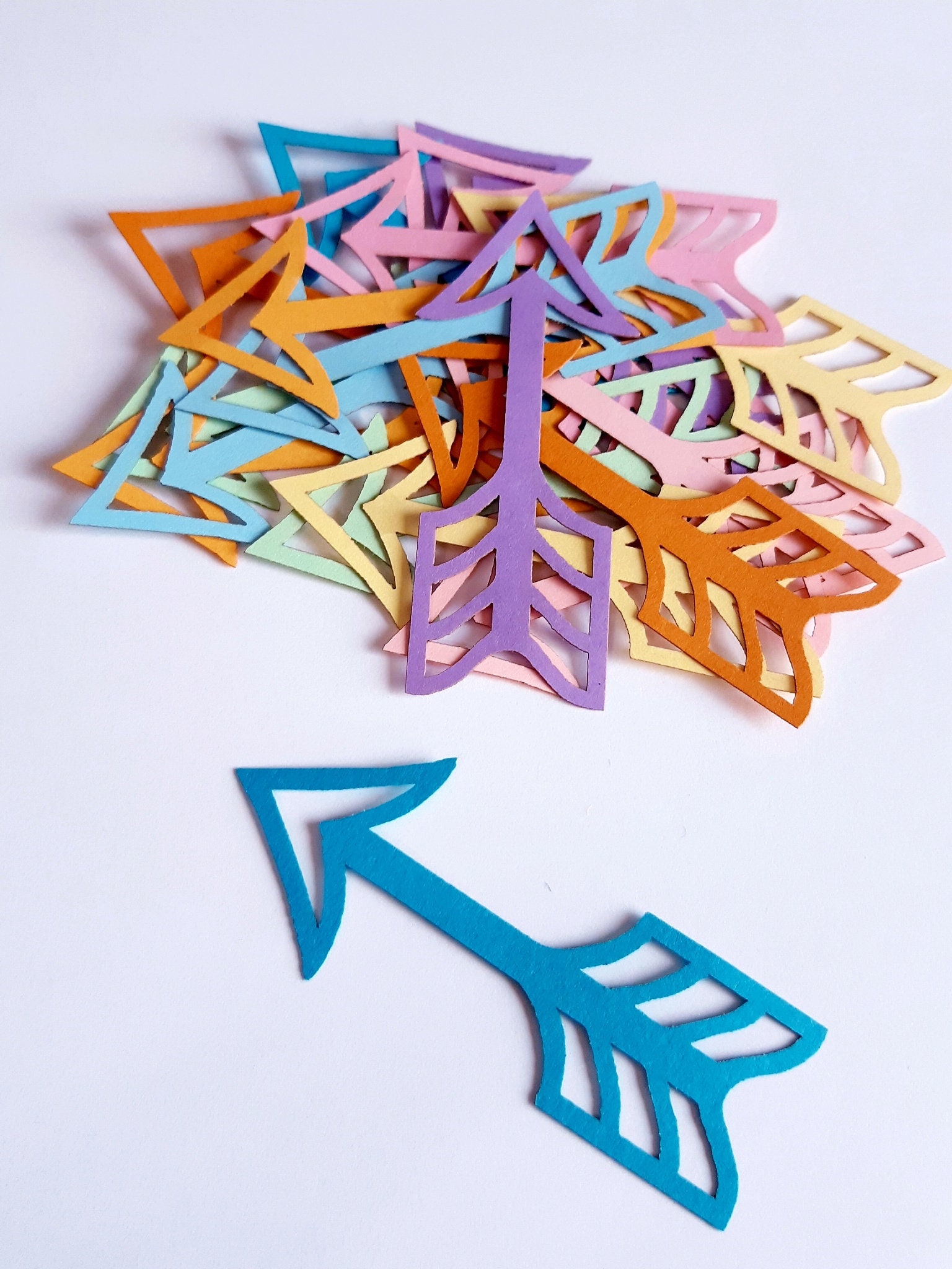 Arrow Die Cut Outs ( Party Decoration, Embellishments, Collages ...