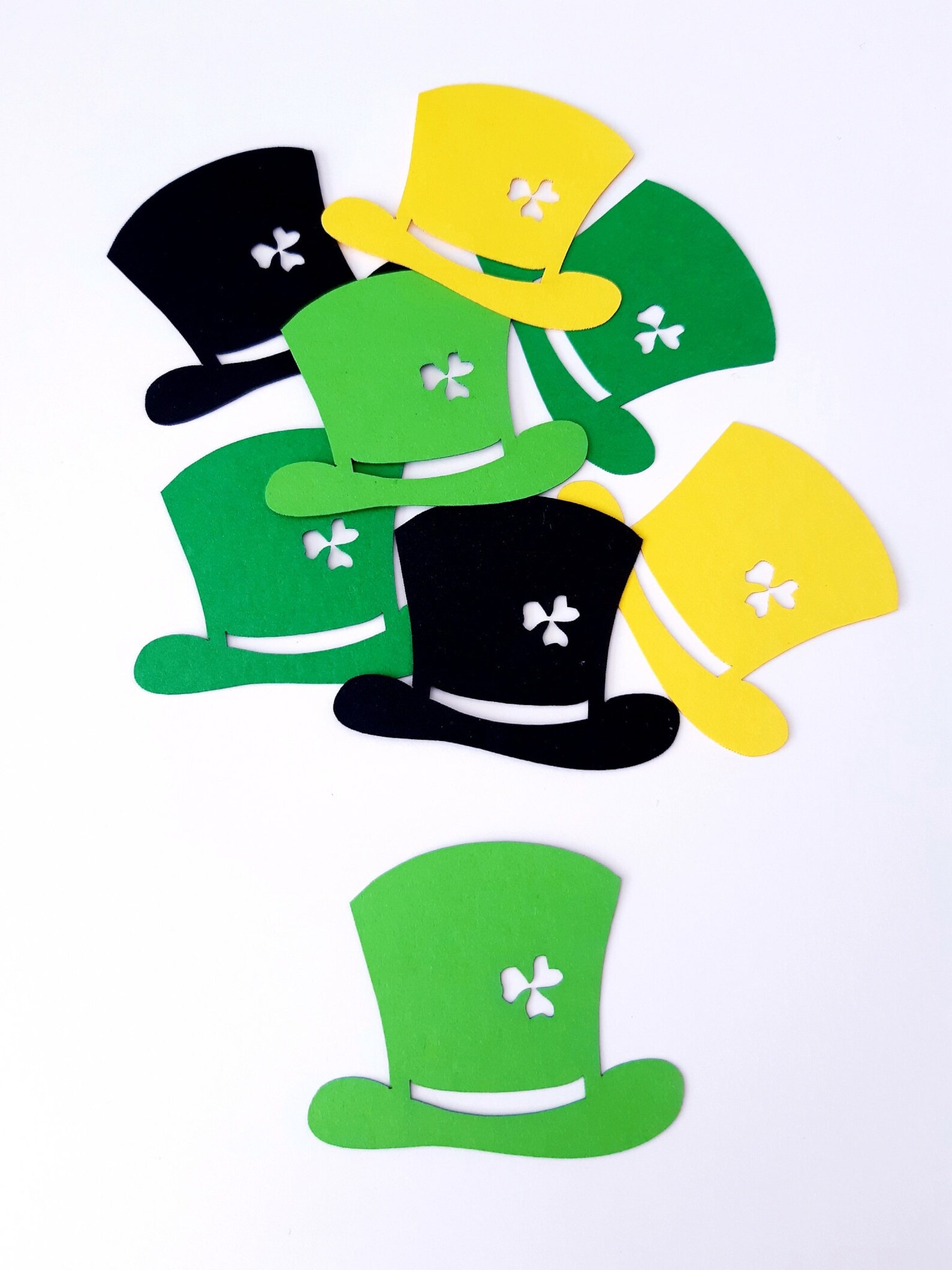 Leprechaun St Patricks Day Hat Die Cut Out ( St Patricks Day Decoration ...