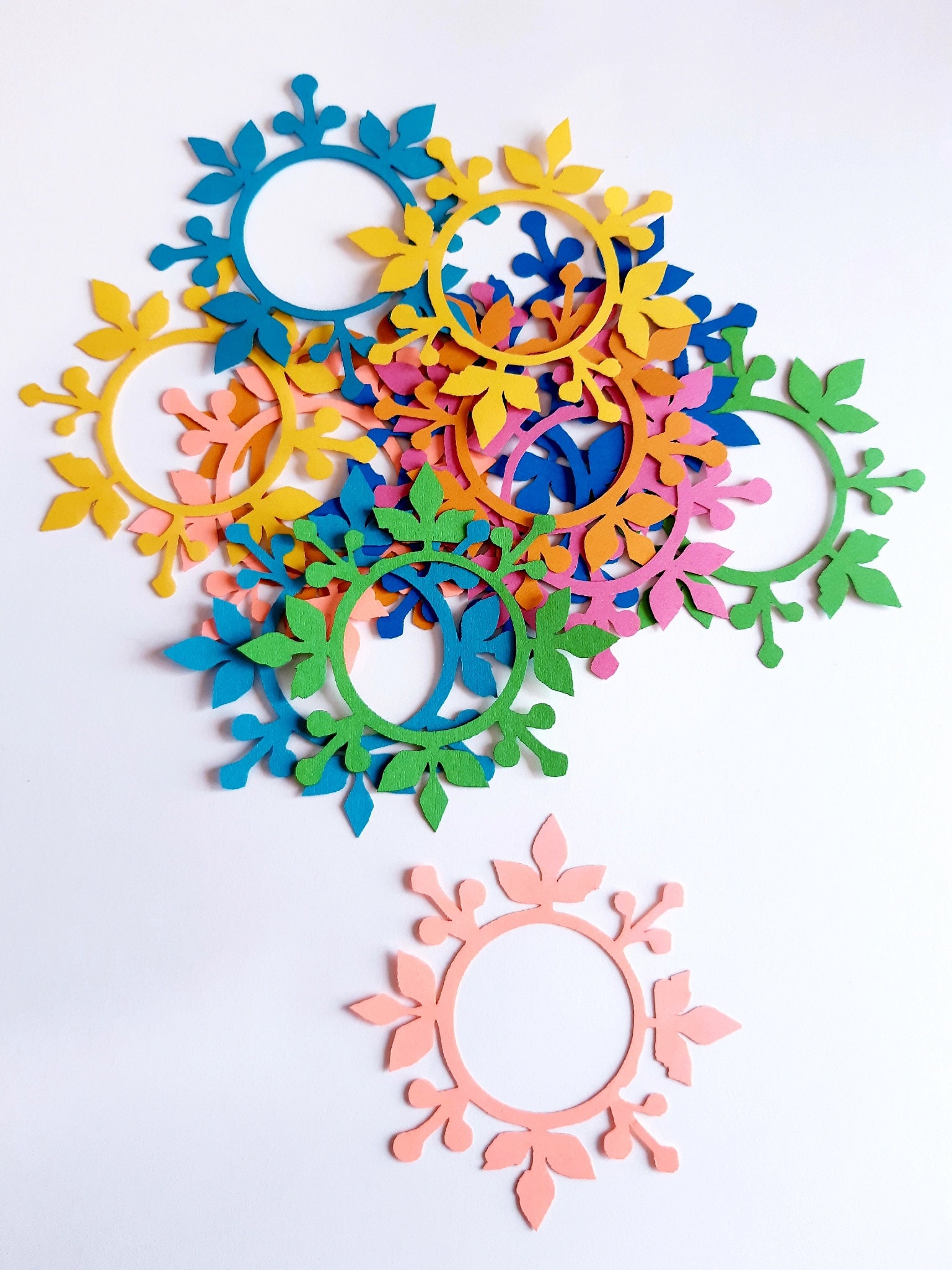 Fancy Paper Picture Frame Die Cut Out Scrap Booking - Etsy