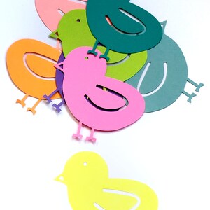 Baby Chick Die Cut Outs ( Spring Decor, Card Making, Embellishments ...