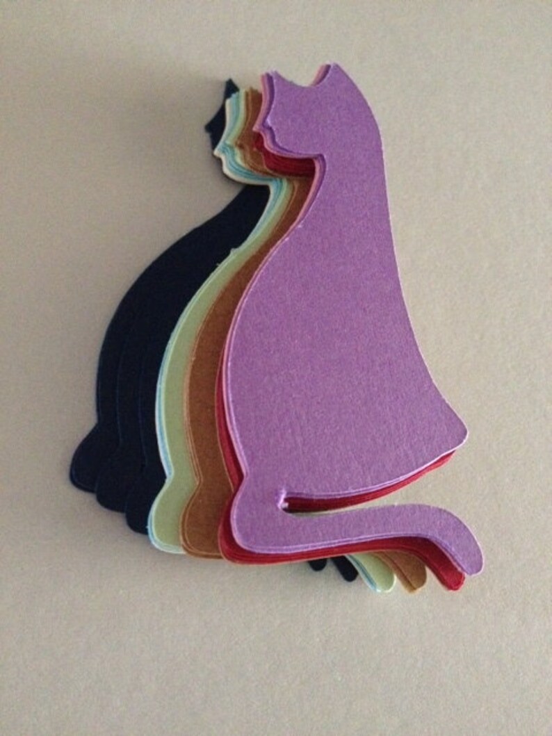 Kitty Cat Die Cut Outs ( Embellishments, Scrap Booking, Garlands, Party ...
