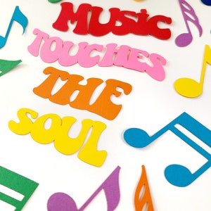 Music Note Die Cut Outs ( Scrap Booking, School Crafts, Card Making ...