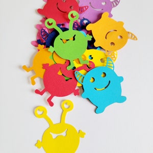 Monster Die Cut Outs ( Kids Crafts, Birthday Party , Confetti, Card ...