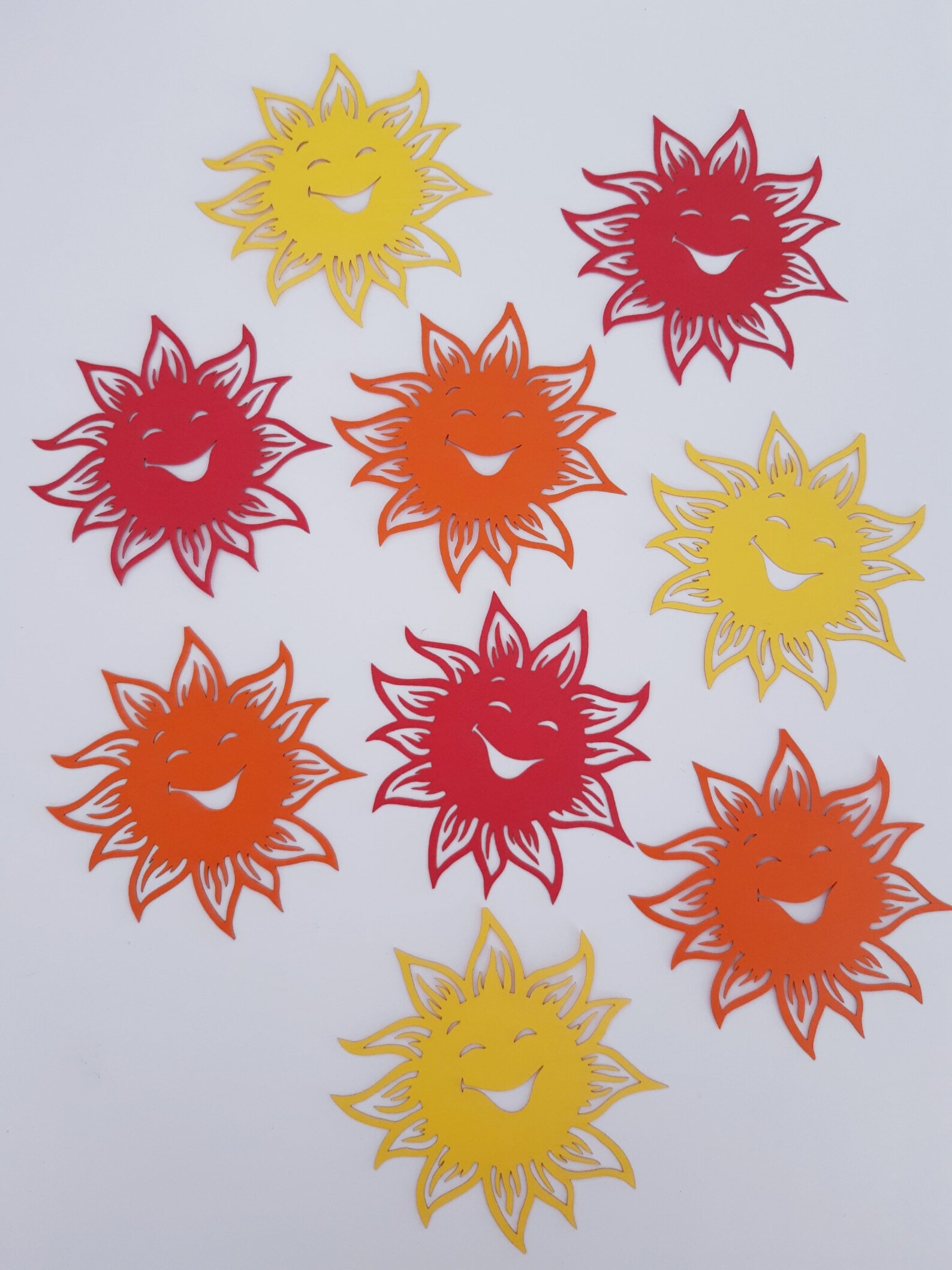 Sunshine Sun Die Cut Out ( Scrap Booking, School Decor, Spring ...