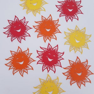 Sunshine Sun Die Cut Out ( Scrap Booking, School Decor, Spring ...