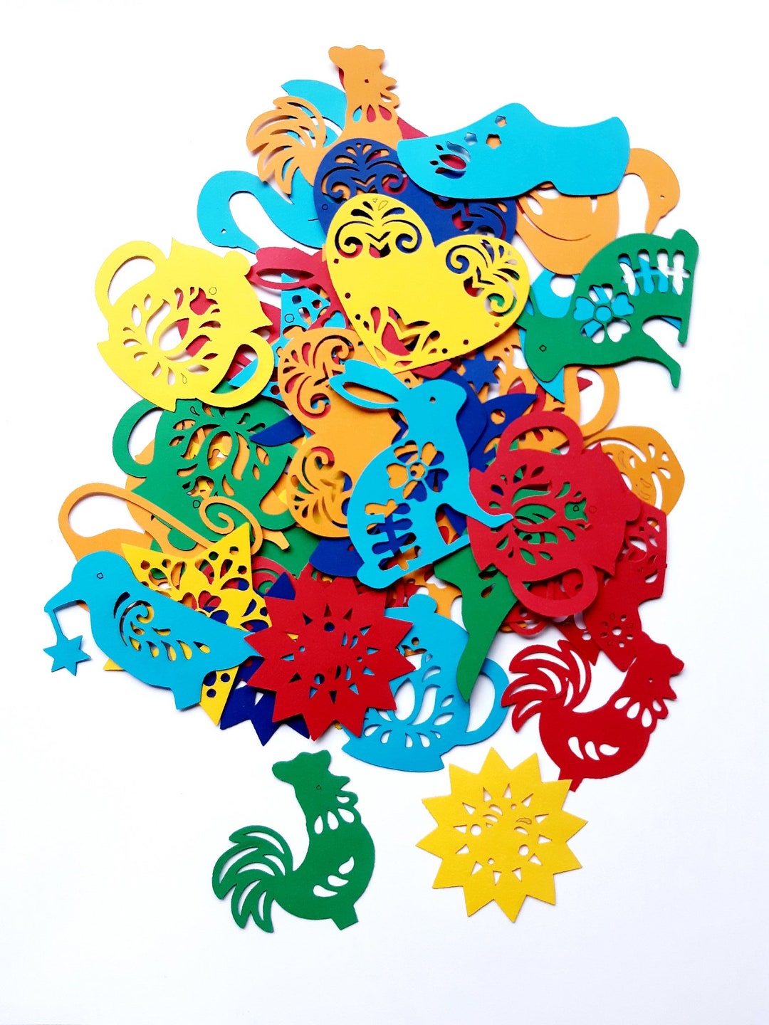 Scandinavian Inspired Folk Lore Style Die Cut Out Variety Pack ( Scrap ...