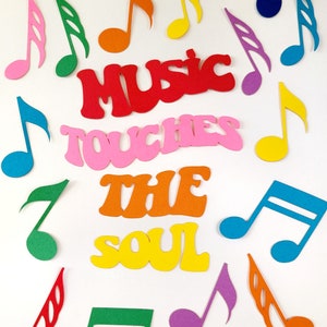 Music Note Die Cut Outs ( Scrap Booking, School Crafts, Card Making ...