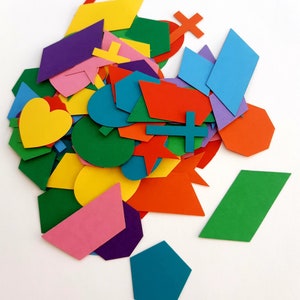 Variety Pack of Shape Die Cut Outs ( Scrap Booking, Decoupage, Collages ...