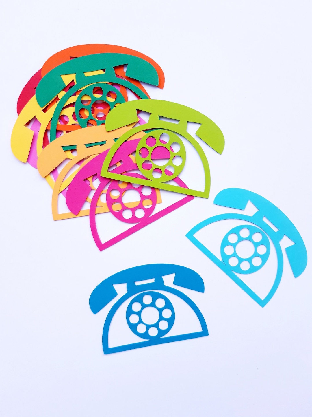 Telephone Die Cut Out ( School Projects, Card Making DIY, Scrap Booking ...