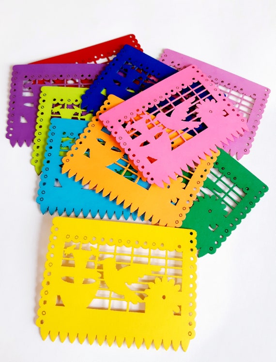 Papel Picado Mexican Fiesta Style Hummingbird Die Cut Outs | Etsy