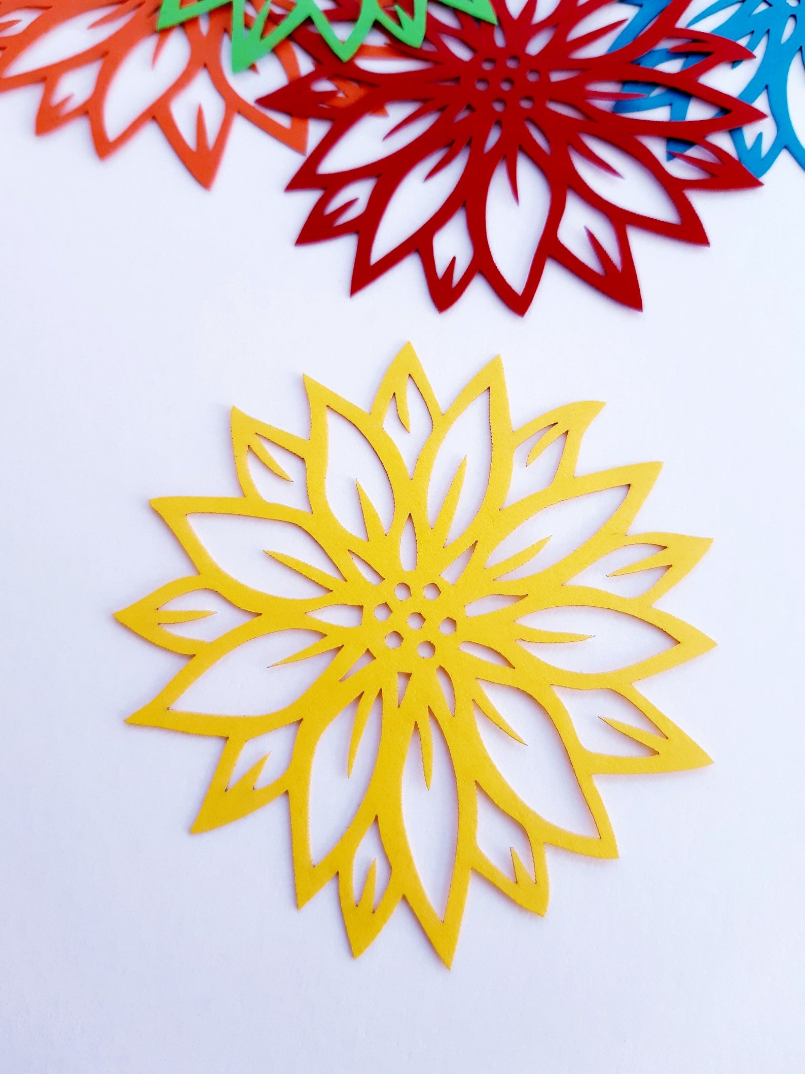 Sunflower Die Cut Out ( Spring Decoration, Baby Shower Decor, Party ...
