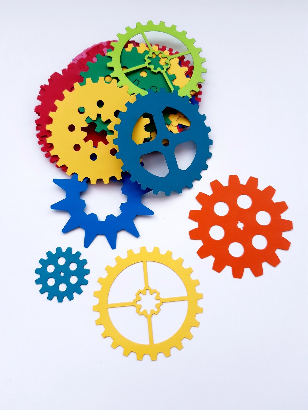 Steam Punk Gear Style Die Cut Outs ( STEM Class, Kids Crafts, Party ...